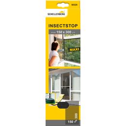 Fliegengitter-Gewebe Schellenberg "Maxi f&uuml;r gro&szlig;e Fenster", grau (rahmen: grau gewebe: grau), B:150cm H:300cm, Insektenschutzgitter, Insektenschutz und M&uuml;ckenschutz, 150 x 300 cm, anthrazit und wei&szlig;
