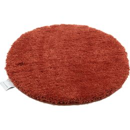 Badematte Tom Tailor HOME "Cozy Bath UNI, Badvorleger, Badezimmer Teppich", braun (rust), H:27mm, Polyester, Badematten, Badematte, Badteppich, Uni Farben, rechteckig, in rund & oval erh&auml;ltlich