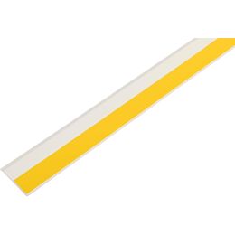 Zierleiste Schellenberg "PVC-Flachleiste, selbstklebend, 1,5 m L&auml;nge, 3, 4 oder 5 cm Breite", wei&szlig;, 150cm, Wandabschlussleisten, Verblendung von Fugen und &Uuml;berg&auml;ngen an Fenstern, Schr&auml;nken oder T&uuml;ren