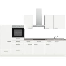 K&uuml;chenzeile Nobilia "Touch I", NEU: individuell anpassbar mit gratis Profi-Beratung", wei&szlig; (k&uuml;che: wei&szlig;, korpus: alpinwei&szlig;, arbeitsplatte: beton schiefergrau nachbildung), B:330,3cm H:216,6cm T:60cm, Komplettk&uuml;chen-Sets, K&uuml;chenzeile, vormontiert, Breite 330 cm, Ausrichtung w&auml;hlbar, wahlw. mit E-Ger&auml;ten
