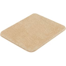 Badematte Kleine Wolke "Meadow, Badvorleger, Badezimmer Teppich", beige (bahamabeige), H:30mm, Polyester, Badematten, Badematte, Badteppich, Uni Farben