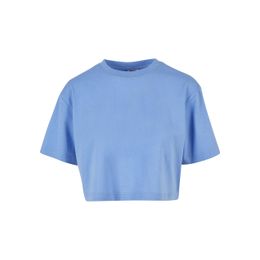 Bigshirt Urban Classics "Urban Classics Damen Ladies Short Oversized Tee", Damen, Gr. 3XL, horizonblau, 100% Baumwolle, unifarben, oversize, Rundhals, Shirts