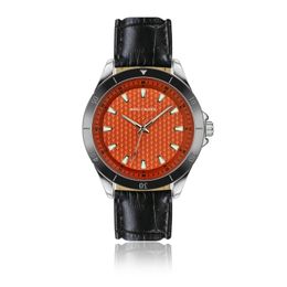 Quarzuhr MARC LAUDER "MD5-S070S", schwarz, Armbanduhren, Herren, Quarzuhr