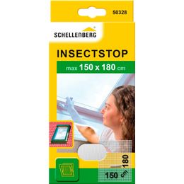 Fliegengitter-Gewebe Schellenberg "f&uuml;r Dachfenster mit Rei&szlig;verschluss", wei&szlig; (rahmen: wei&szlig; gewebe: wei&szlig;), B:150cm H:180cm, Insektenschutzgitter, Insektenschutz ohne bohren, 150 x 180 cm, anthrazit und wei&szlig;