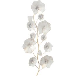 Wanddekoobjekt "Wanddekoration", beige (cremewei&szlig;), B:40cm H:90cm T:4cm, Metall, HOFMANN LIVING AND MORE, Wanddekoobjekte, aus Metall, 90 cm hoch