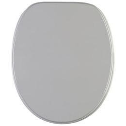 WC-Sitz Sanilo "Basic mit Absenkautomatik, viele sch&ouml;ne Toilettensitze", grau, B:37,7cm L:47cm, MDF - Mitteldichte Holzfaserplatte, WC-Sitze, Premium Toilettendeckel, moderner Klodeckel, leichte Montage