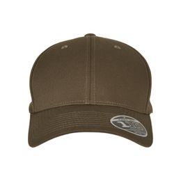 Snapback Cap Flexfit "Flexfit Accessoires Flexfit 110 Curved Visor Snapback", Herren, Gr. onesize, olive, 63% Polyester, 34% Baumwolle, 3% Elasthan, unifarben, Caps