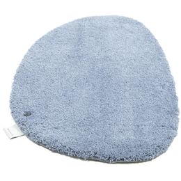 Badematte Tom Tailor HOME "Cozy Bath UNI, Badvorleger, Badezimmer Teppich", blau (light blau), H:27mm, Polyester, Badematten, Badematte, Badteppich, Uni Farben, rechteckig, in rund & oval erh&auml;ltlich