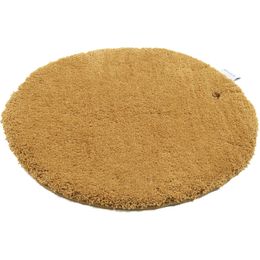 Badematte Tom Tailor HOME "Cozy Bath UNI, Badvorleger, Badezimmer Teppich", gold, H:27mm, Polyester, Badematten, Badematte, Badteppich, Uni Farben, rechteckig, in rund & oval erh&auml;ltlich
