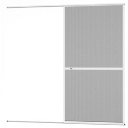 Insektenschutz-Schiebet&uuml;r Hecht INTERNATIONAL "COMFORT", wei&szlig; (rahmen: wei&szlig; gewebe: anthrazit), B:120cm H:240cm, Insektenschutzgitter, BxH: 120x240 cm