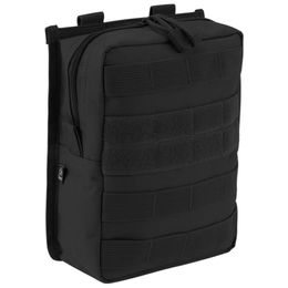 Bauchtasche Brandit "Brandit Accessoires Cross Molle Pouch", Gr. onesize, schwarz, Polyester, unifarben, Taschen