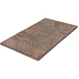 Badematte Kleine Wolke "&raquo;Saturn&laquo;, Badvorleger, Badezimmer Teppich", braun (taupe), H:25mm, Polyacryl, Badematten, Badematte, Badteppich, Uni Farben, modernes Design, Hoch-Tief Effekt