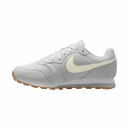Sneaker Nike Sportswear "WMNS MD RUNNER 2", Damen, Gr. 40, photon dust, sail, wei&szlig;, gum med braun, Leder, Textil, Schuhe Sneaker