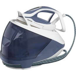 Tefal Dampfb&uuml;gelstation "GV9225 Pro Express Protect mit 550 g/min Boost Dampfsto&szlig;", blau (blaugrau, wei&szlig;), Dampfb&uuml;gelstationen, Durilium AirGlide Ultra Thin, Protect System gegen Wasserflecken