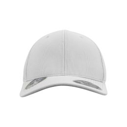 Fitted Cap Flexfit "Flexfit Unisex 110 Cool & Dry Mini Pique", Gr. onesize, silber, 63% Polyester, 34% Baumwolle, 3% Elasthan, unifarben, Caps