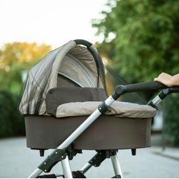 Kinderwagen-Insektenschutz Windhager "f&uuml;r Buggy oder Babyschale, Fliegengitter Licht- und Luftdurchl&auml;ssig", grau (anthrazit), B:70cm H:33cm L:33cm, Polyester, Sch&auml;dlingsschutznetze, M&uuml;ckennetz feinmaschig mit Gummizug, 130 x 70 x 33 cm, anthrazit