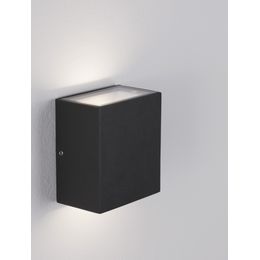 NOVA LUCE Au&szlig;en-Wandleuchte "ZARO", grau (anthrazit), 1 Stk., Leuchten