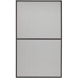 Insektenschutz-Fensterrahmen Hecht INTERNATIONAL "MASTER SLIM XL", grau (rahmen: anthrazit gewebe: anthrazit), B:130cm H:220cm, Insektenschutzgitter, BxH: 130 x 220 cm