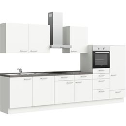 K&uuml;chenzeile Nobilia "Touch I", NEU: individuell anpassbar mit gratis Profi-Beratung", wei&szlig; (k&uuml;che: wei&szlig;, korpus: alpinwei&szlig;, arbeitsplatte: beton schiefergrau nachbildung), B:360,3cm H:216,6cm T:60cm, Komplettk&uuml;chen-Sets, K&uuml;chenzeile, vormontiert, Breite 360 cm, Ausrichtung w&auml;hlbar, wahlw. mit E-Ger&auml;ten