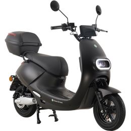 E-Mofaroller GreenStreet "SEED2 2000 W 25 km/h schwarz", schwarz, schwarz, Elektromotorroller, mit Topcase, 25 km/h, B:77cm H:109cm L:174cm