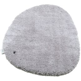 Badematte Tom Tailor HOME "Cozy Bath UNI, Badvorleger, Badezimmer Teppich", grau, H:27mm, Polyester, Badematten, Badematte, Badteppich, Uni Farben, rechteckig, in rund & oval erh&auml;ltlich