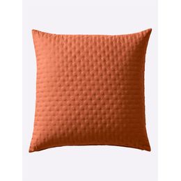 Tagesdecke HEINE HOME Gr. 1, orange (terra), B:135cm L:210cm, 100% Polyester, Tagesdecken