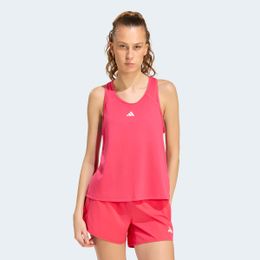 Tanktop adidas Performance "TRAIN ESSENTIALS 3-STREIFEN WORKOUT", Damen, Gr. L, power pink, Obermaterial: 88% Polyester, 12% Elasthan, Rundhals, Tops Tanktop