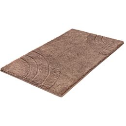 Badematte Kleine Wolke "&raquo;Saturn&laquo;, Badvorleger, Badezimmer Teppich", braun (taupe), H:25mm, Polyacryl, Badematten, Badematte, Badteppich, Uni Farben, modernes Design, Hoch-Tief Effekt