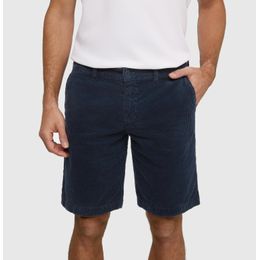 Bermudas MAC "Liam Bermuda", Herren, Gr. 34, N-Gr, schwarz indigo, Cord, Obermaterial: 99% Baumwolle, 1% Elasthan, Hosen Bermudas, aus elastischem Cord