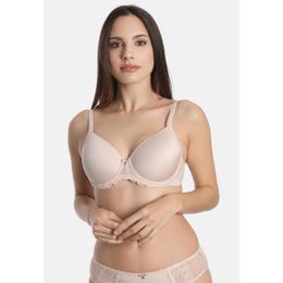Sassa Mode Schalen-BH SASSA "Beautyful Classic", Damen, Gr. 75, Cup C, beige (natur), Microtouch, Jacquard: 85% Polyamid, 15% Elasthan. Spitze: 90% Polyamid, 10% Elasthan, unifarben, normal, BHs Schalen-BH, filigrane Spitzenumrandung, graphisches Jaquard-Design