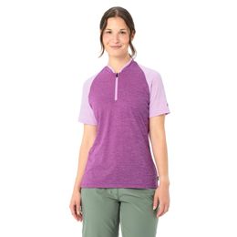 T-Shirt Vaude "Women's Tamaro HZ Shirt IV", Damen, Gr. 38, magenta, Jersey, Obermaterial: 100% Polyester, normal, Rundhals, Shirts T-Shirt, Kurzarm, sportlicher Stil, f&uuml;r Radsport und Outdoor-Aktivit&auml;ten