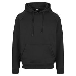 Sweatshirt Urban Classics "Urban Classics Herren Blank Hoody", Herren, Gr. M, schwarz, 65% Baumwolle, 35% Polyester, unifarben, Sweatshirts Sweatshirt