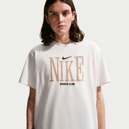 T-Shirt Nike Sportswear "W NSW CLSC BF OC INCONNECT TEE", Damen, Gr. XL, sail, Obermaterial: 100% Baumwolle, Shirts T-Shirt, f&uuml;r vielseitige Aktivit&auml;ten, sportlicher Stil, f&uuml;r Erwachsene