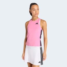 Tanktop adidas Performance "TRAIN ESSENTIALS 3-STREIFEN WORKOUT", Damen, Gr. M, st tropic bloom, schwarz, Obermaterial: 88% Polyester, 12% Elasthan, Rundhals, Tops Tanktop