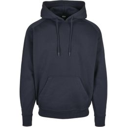 Sweatshirt Urban Classics "Urban Classics Herren Blank Hoody", Herren, Gr. L, navy, 65% Baumwolle, 35% Polyester, unifarben, Sweatshirts Sweatshirt
