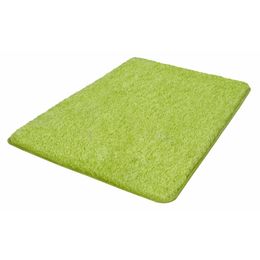 Badematte Kleine Wolke "Seattle, Badvorleger, Badezimmer Teppich" Gr. 4, gr&uuml;n (kiwigr&uuml;n), H:25mm, Kunstfaser, Badematten, Badematte, Badteppich, Uni Farben mit Melange Effekt, besonders weich, waschbar