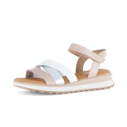 Riemchensandale Gabor "Riemchensandale", Damen, Gr. 35,5, rosa, Schuhe Riemchensandale