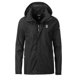 Outdoorjacke LPO "Nicklas", Herren, Gr. S, schwarz, Web, 100% Polyester, h&uuml;ftbedeckend, Jacken Outdoorjacke, auch in Gro&szlig;en Gr&ouml;&szlig;en erh&auml;ltlich