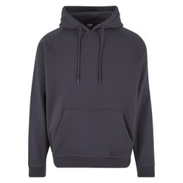 Sweatshirt Urban Classics "Urban Classics Herren Blank Hoody", Herren, Gr. L, schwarzshadow, 65% Baumwolle, 35% Polyester, unifarben, Sweatshirts Sweatshirt