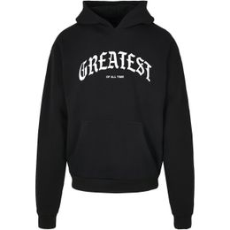 Hoodie "Upscale by Mister Tee Herren Immortal Heavy Oversize Hoody", Herren, Gr. M, schwarz, 100% Baumwolle, UPSCALE BY MISTER TEE, unifarben, Sweatshirts Hoodie