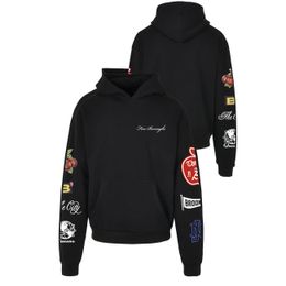 Hoodie "Upscale by Mister Tee Herren NY Homage Oversize Hoody", Herren, Gr. L, schwarz, 100% Baumwolle, UPSCALE BY MISTER TEE, bedruckt, Sweatshirts Hoodie