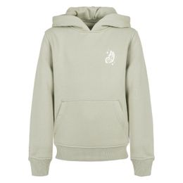 Kapuzensweatshirt MisterTee "MisterTee Wildest Dreams Basic Kids Hoody", Jungen, Gr. 110/116, beige (softsalvia), 65% Baumwolle, 35% Polyester, bedruckt, Sweatshirts