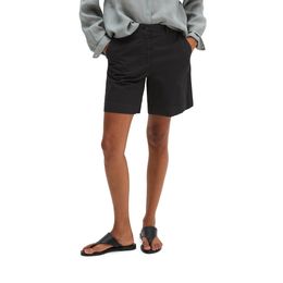 Marc O'Polo Shorts MARC O'POLO "aus Material-Mix", Damen, Gr. 36, Normalgr&ouml;&szlig;en, deep night blau, Twill, Obermaterial: 97% Baumwolle, 3% Elasthan, unifarben, regular fit kurz, Hosen Shorts