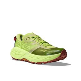 Trailrunningschuh Hoka One One "Speedgoat 7", Herren, Gr. 47, kiwi, neon yuzu, Synthetik, Textil, Schuhe, f&uuml;r neutrale Pronation, normale D&auml;mpfung, atmungsaktives Obermaterial