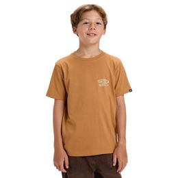T-Shirt Quiksilver "Hw Snaky Ways", Jungen, Gr. 12(148-156cm), almond, Obermaterial: 100% Baumwolle., Shirts T-Shirt