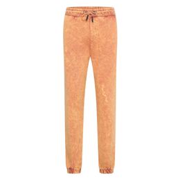 Sweathose Rusty Neal, Herren, Gr. L, EURO-Gr&ouml;&szlig;en, orange, 100% Baumwolle, Hosen Sweathose, mit verwaschenem Muster