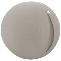 Stylife Sitzball, Beige, Textil, F&uuml;llung: Luftkern, Oeko-Tex&reg; Standard 100, Wohnzimmer, Hocker, Sitzs&auml;cke