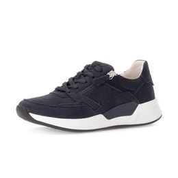 Sneaker Gabor "Sneaker low", Damen, Gr. 35, blau, Schuhe Sneaker