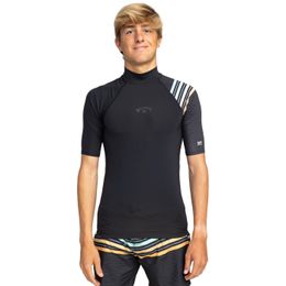 Rash Guard Billabong "Contrast" Gr. L, schwarz, Shirts, Herren, L, Obermaterial:85% Polyester, 15% Elasthan;