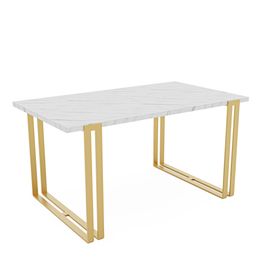 TISCH ausziehbar aus MDF, Wei&szlig;